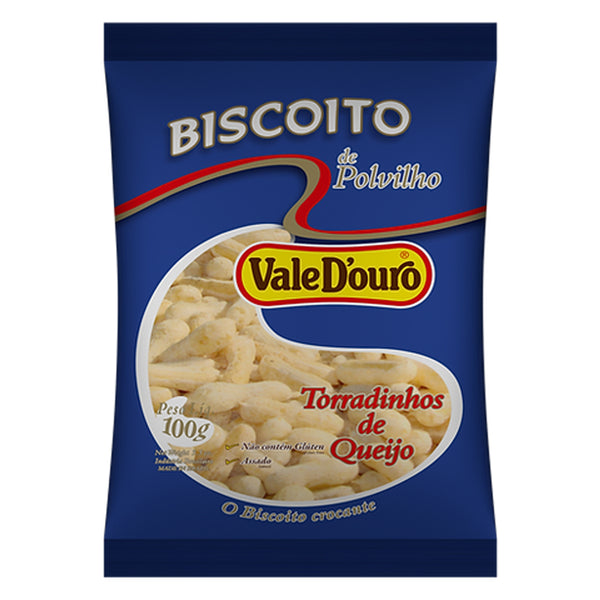 Vale D’ouro Biscoito Polvilho Queijo 100g – Seabra Foods Online