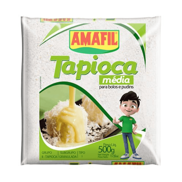 Tapioca Grossa Amafil 500g – Seabra Foods Online