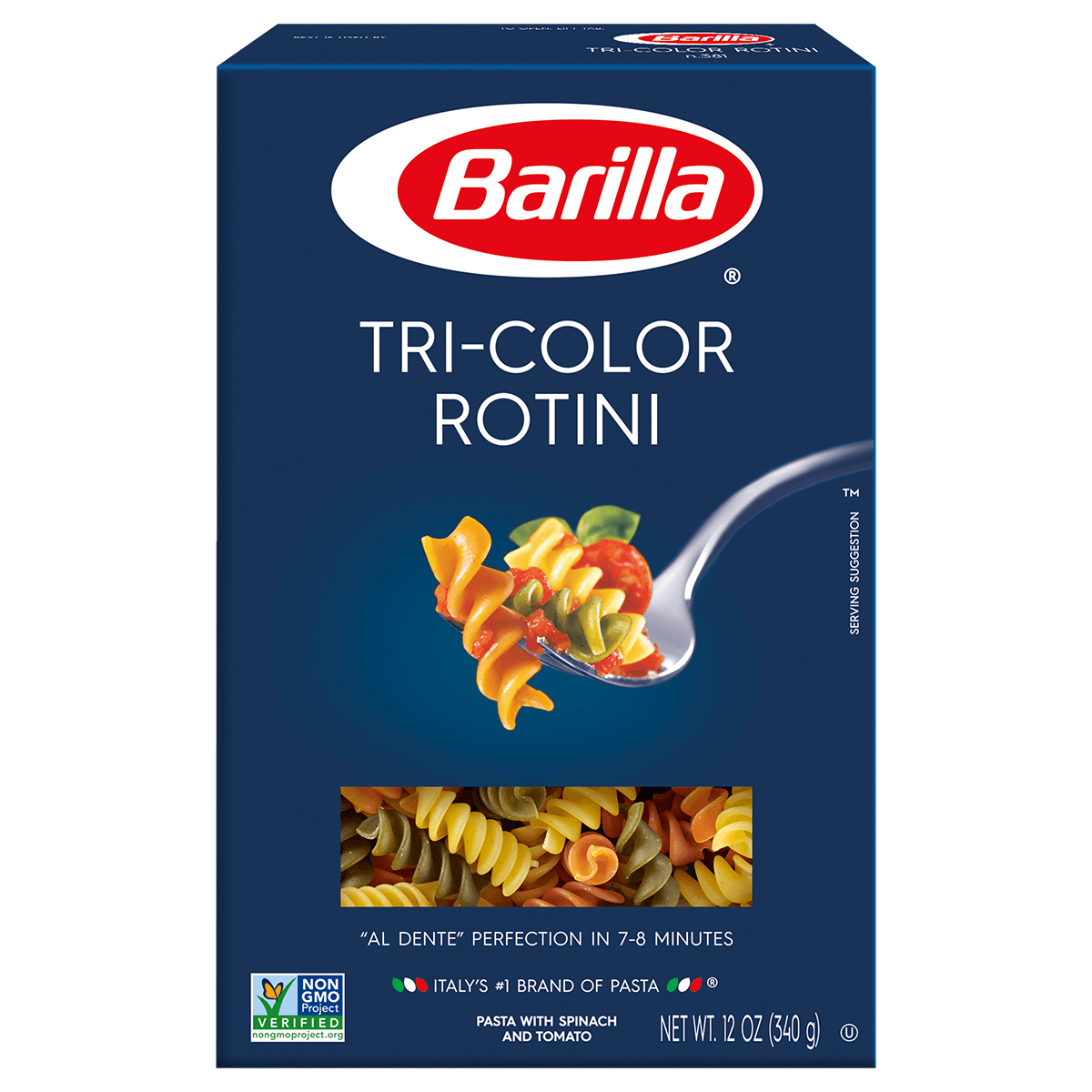 Barilla Tri Color Rotini 12oz – Seabra Foods Online