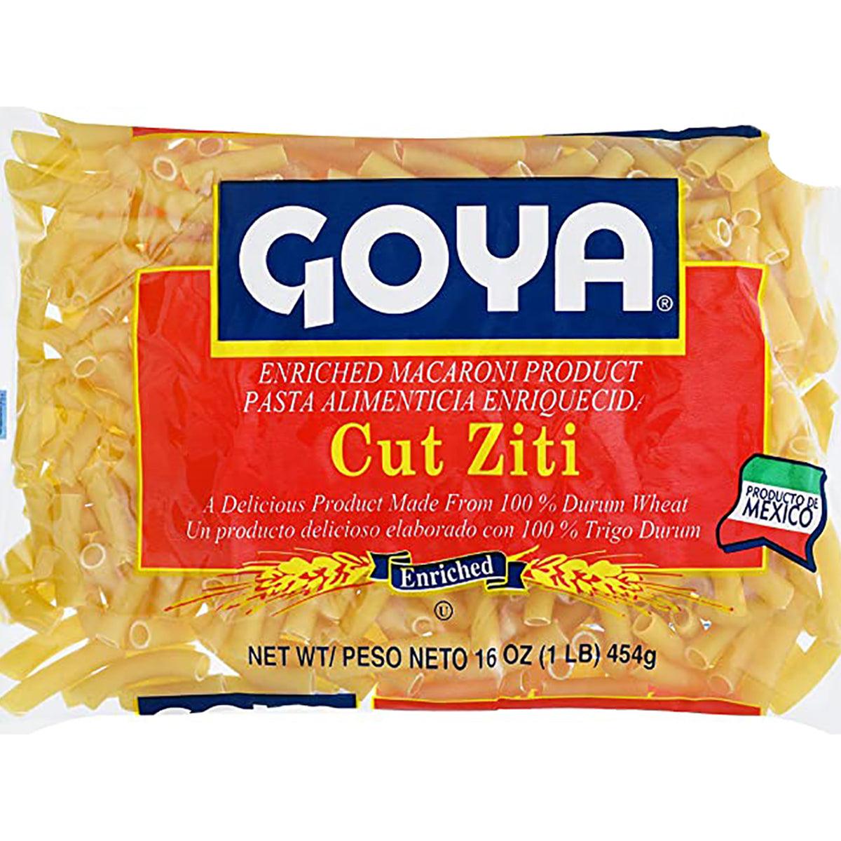 Goya Cut Ziti Pasta 1lb – Seabra Foods Online