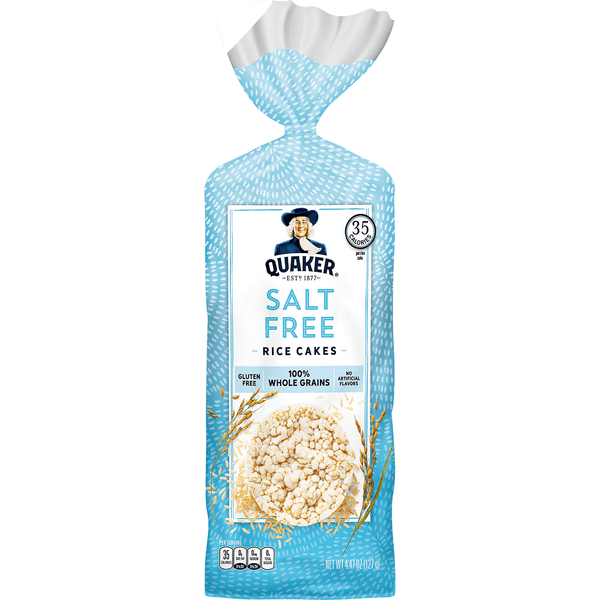 Quaker Rice Salt Free Cake 4.47oz – Seabra Foods Online